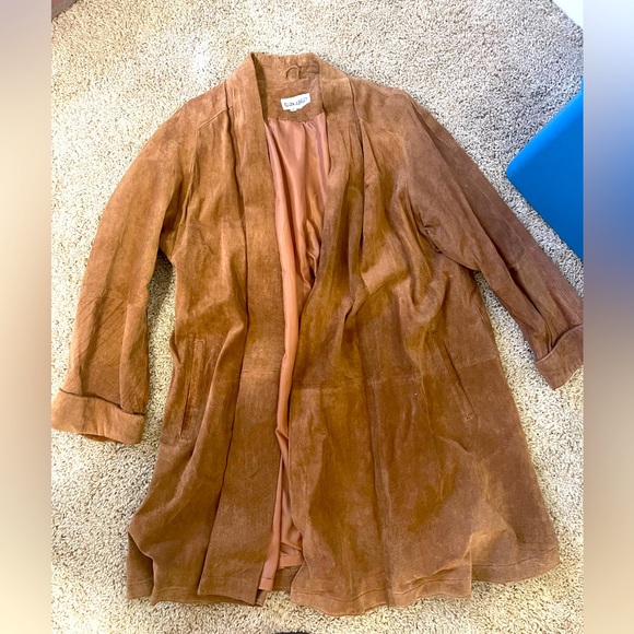 Ellen Ashley | Jackets & Coats | Vintage Ellen Ashley 0 Suede Swing ...